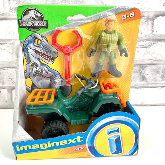 Fisher-Price | Toys | Imaginext Jurassic World Park Worker Figure Atv ...